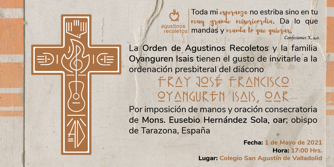 Invitation: Presbyteral Ordination (Province of San Nicolas de ...