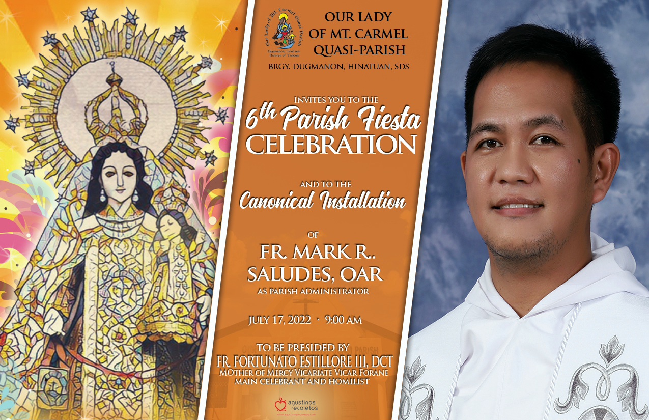 Invitation: 6th Parish Fiesta Celebration (Our Lady of Mt. Carmel Quasi ...