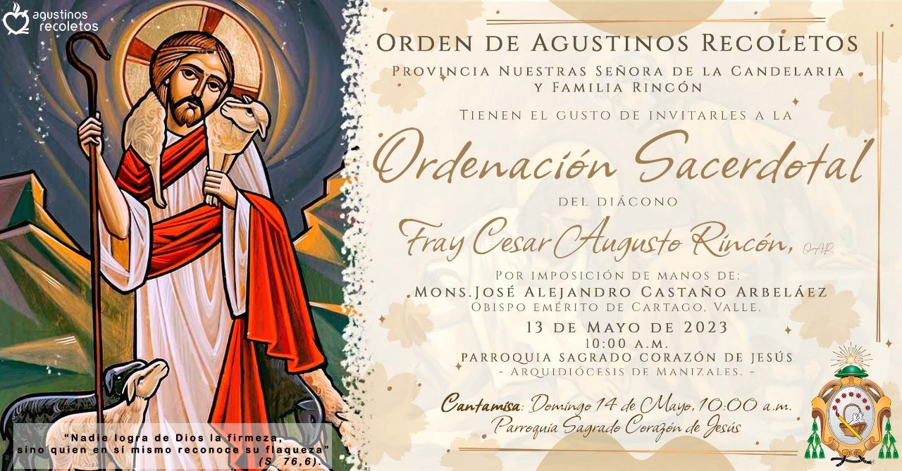 Invitation: Sacerdotal Ordination (Province of Nsra. Sra. de la ...