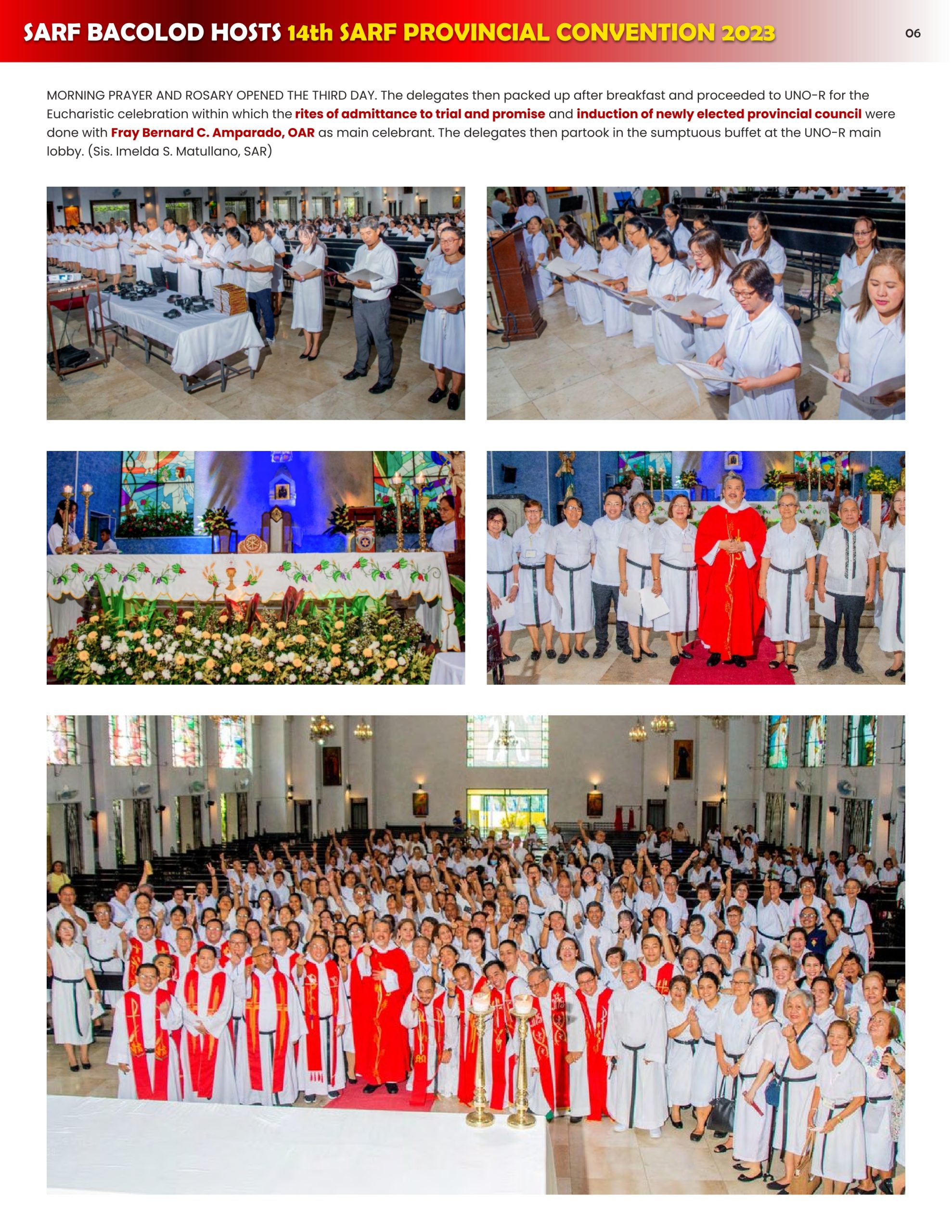 SARF Bacolod Hosts 14th SARF Provincial Convention 2023 – Agustinos ...